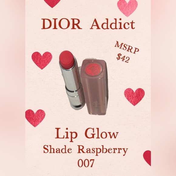 Dior | Makeup | Dior Addict Lip Glow Shade Raspberry 07 | Poshmark